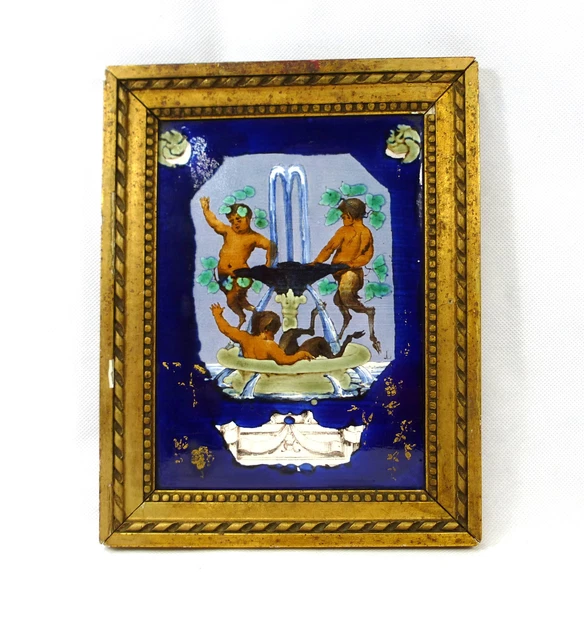 PLAQUE EN FAÏENCE Ca. 1820 Faune Satyr EUR 980,57 - PicClick FR