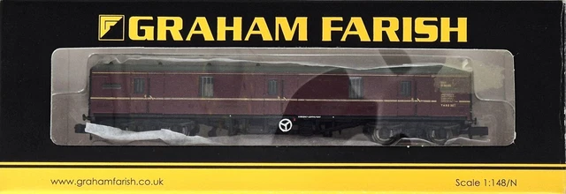 GRAHAM FARISH 374-130A Mk1 GUV General Utility Van M86285 in BR Maroon ...