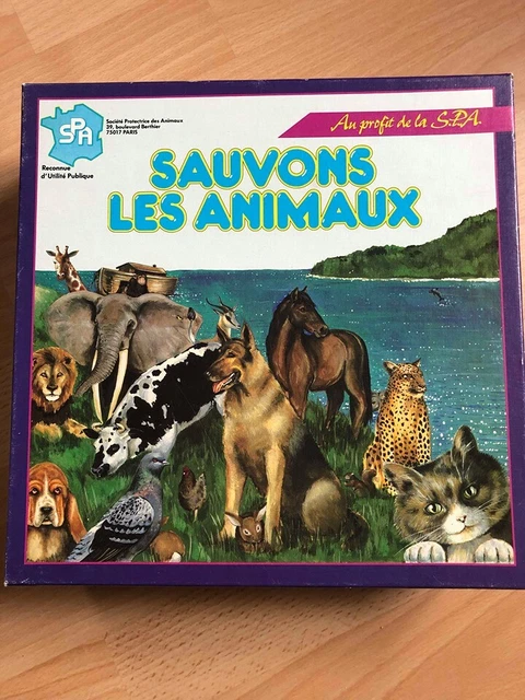 JEU DE SOCIÉTÉ SPA "Sauvons les animaux" Très bon état EUR 19,00 ...