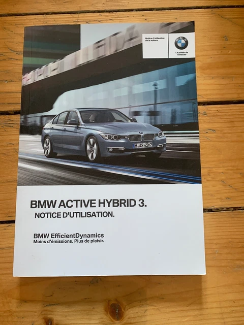 MANUEL NOTICE D Utilisation BMW Active Hybrid 3 EUR 40,00 - PicClick FR
