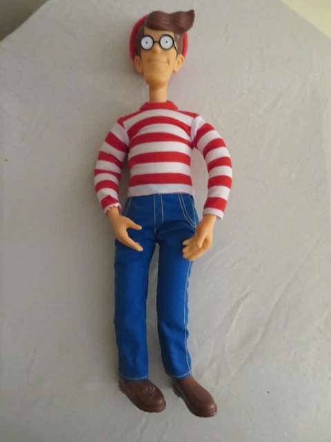 MATTEL WHERE'S WALDO Martin Handford 1991 Figure Poseable Doll EUR 16 ...