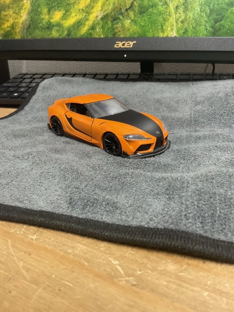 FAST AND FURIOUS F9 Toyota GR Supra Orange 1:32 Jada No Box £5.00 ...