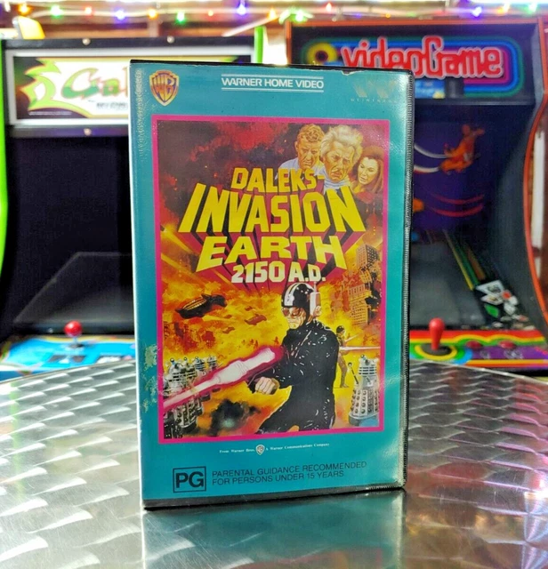 DOCTOR WHO DALEKS Invasion Earth 2150 - VHS Movie Video - Big Box Ex ...