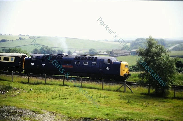 RAILWAY TRAIN SLIDE 35mm Class 55 Diesel Locomotive No 55019 (L1 050) £ ...