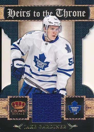 2011-12 CROWN ROYALE HEIRS TO THE THRONE #13 JAKE GARDINER - Foglie d ...