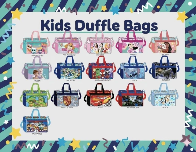 DISNEY MOANA KIDS Duffle Bag 16.5" – Travel & Sports bag with Zipper ...