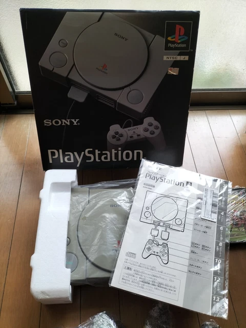 PS1 PLAYSTATION CONSOLE System Boxed SCPH-3000 Excellent NTSC-J game ...
