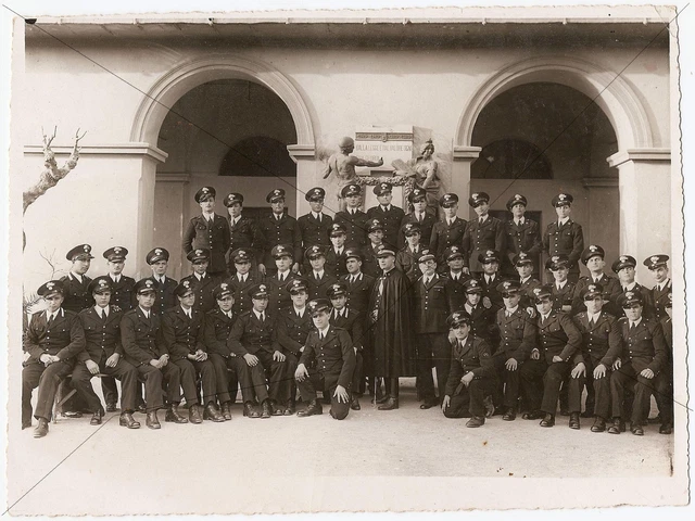 ROMA FOTO 1937 Carabinieri Ufficiali Militari 1 Pl Legione Allievi ...