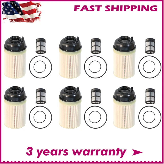 6X FUEL FILTER PF9908 For Detroit Diesel Freightliner DD13 DD16 DD15 ...