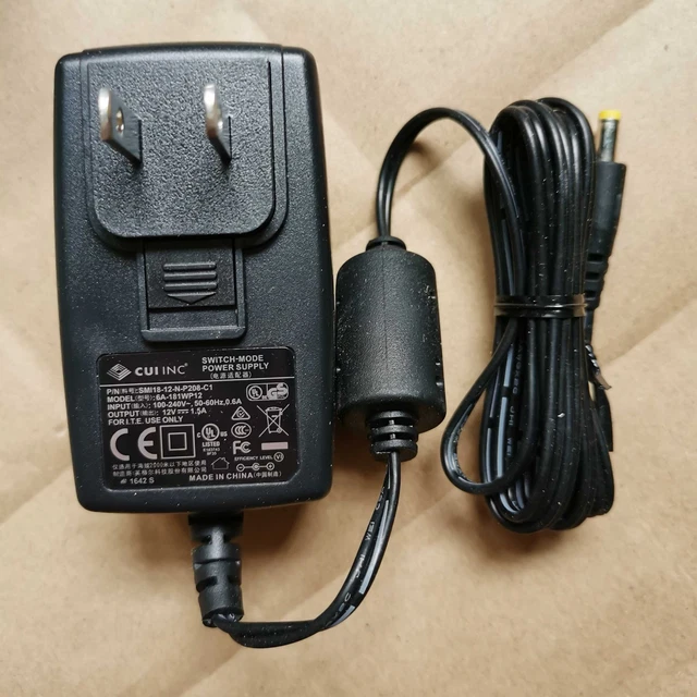 CUI INC AC Adapter S024-1A120200HU 12V 1.5A Power Supply 4.0*1.7mm 6A ...