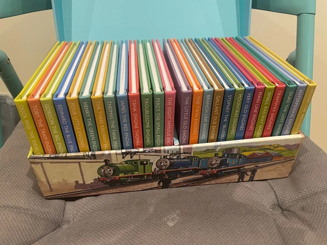 THOMAS THE TANK Engine Classic Library Box 26 Books, very good ...