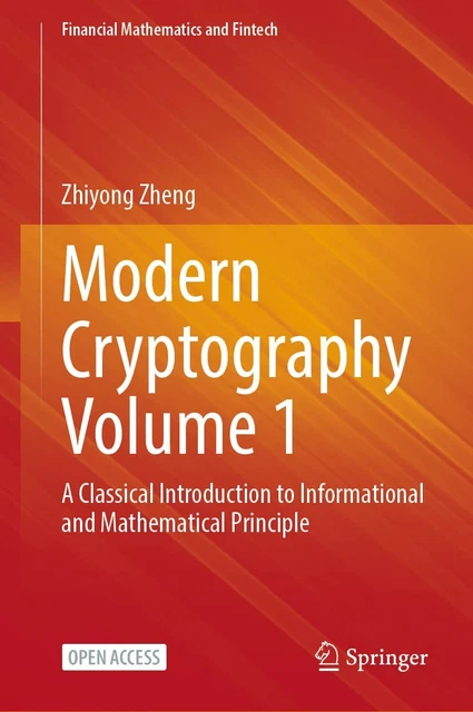 MODERNE CRYPTOGRAPHIE VOLUME 1: A Classical Introduction To ...