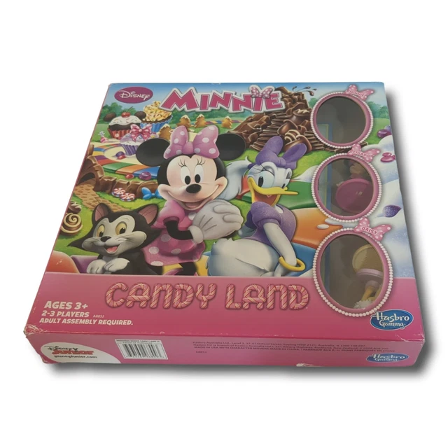 DISNEY JUNIOR MINNIE Mouse CANDY LAND Board Game COMPLETE Disney Hasbro ...