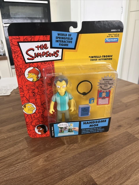 BNIB PLAYMATES INTERACTIVE The Simpsons Series 15 Handsome Moe Action ...
