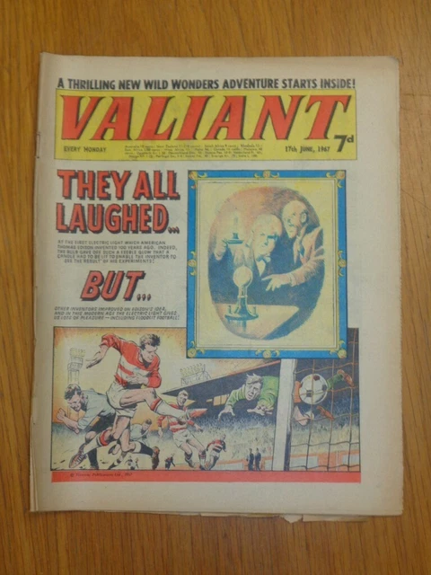 VALIANT 17TH JUNE 1967 Fleetway British Weekly Comic (B)*
