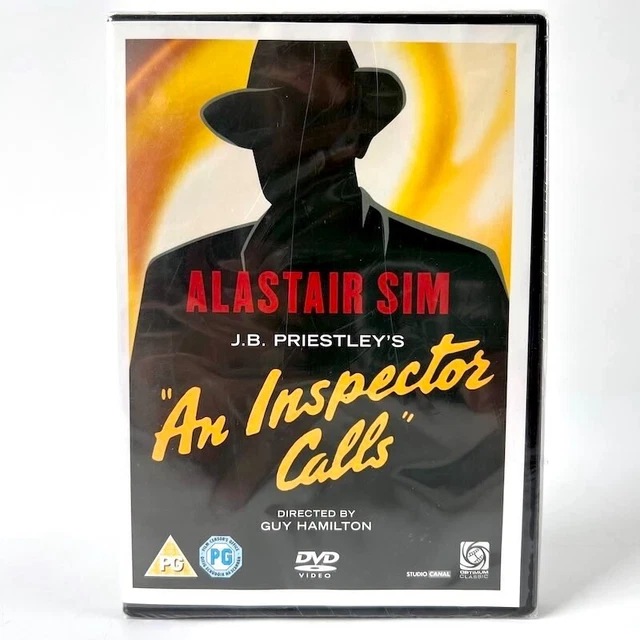 AN INSPECTOR CALLS (Region 2 DVD) Alastair Sim, Guy Hamilton NEW Sealed ...
