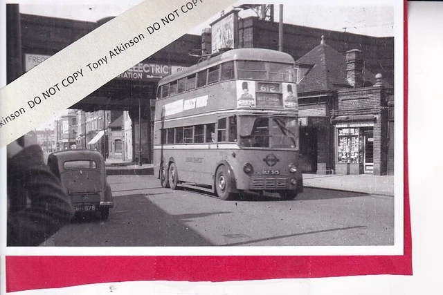 LONDON TRANSPORT TROLLEY Bus D3 Type - No. 515 On Route 612 - Photo ...