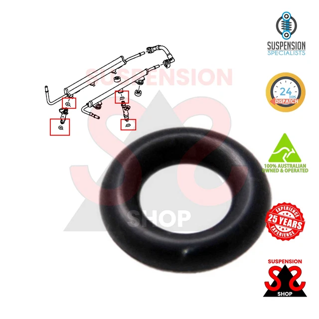 FROM RAIL TO Injector Seal Suit NISSAN Navara 2.4 NAVARA (D22) $29.10 ...