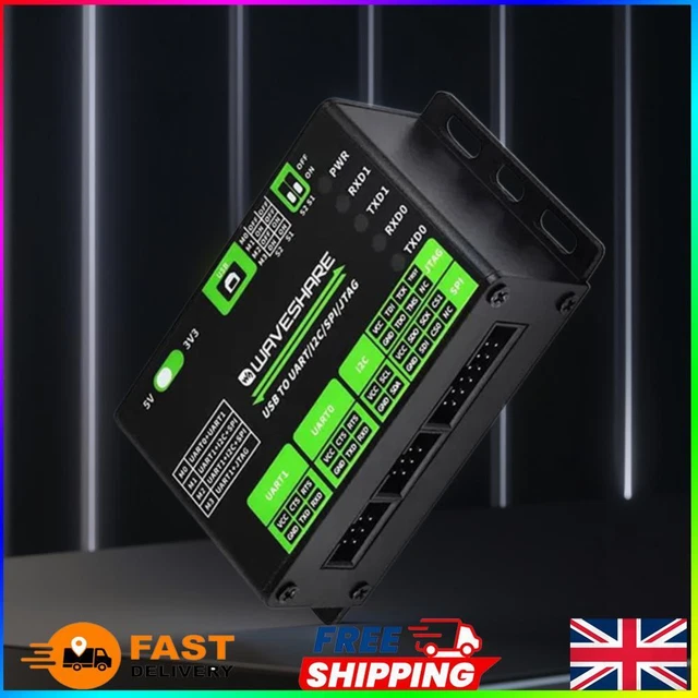 USB TO UART/I2C/SPI/JTAG Interface Converter 3.3V/5V Support Multiple ...