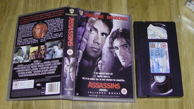 ASSASSINS VHS VIDEO Tape Big Box Ex Rental Warner Brothers £4.99 ...