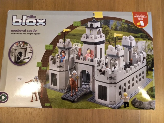 WILKO BLOX LEGO set Medieval castle with knights, princess and horses £ ...