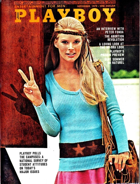 Playboy Magazine September 1970 Elke Sommer Pictorial Peter Fonda No