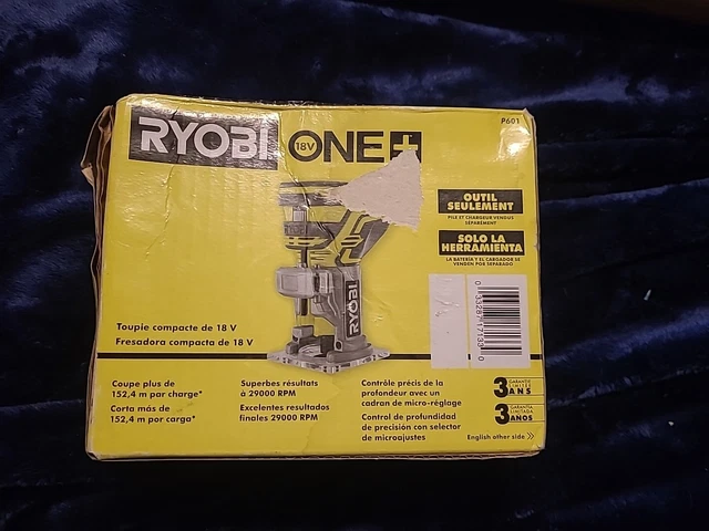 RYOBI 18-VOLT CORDLESS FIXED BASE TRIM ROUTER P601 $50.00 - PicClick