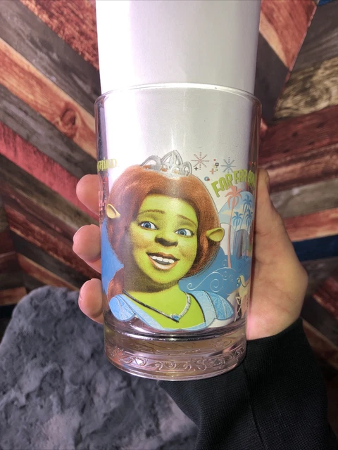 SHREK THE THIRD Princess Fiona Drinking Glass McDonald's Dreamworks ...