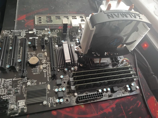 GIGABYTE GA-970A-UD3P MOTHERBOARD + AMD FX-6300 CPU & zalman CPU cooler + 8GbRam £51.64 ...