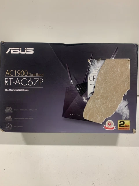ASUS AC1900 WIFI Router (RT-AC67P) - Dual Band Wireless Internet Router ...