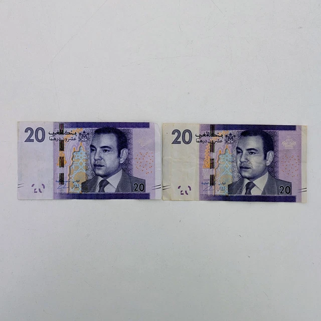 MOROCCAN DIRHAMS BANKNOTES - 340 MAD Total (3 x 100, 2 x 20) £25.00 ...