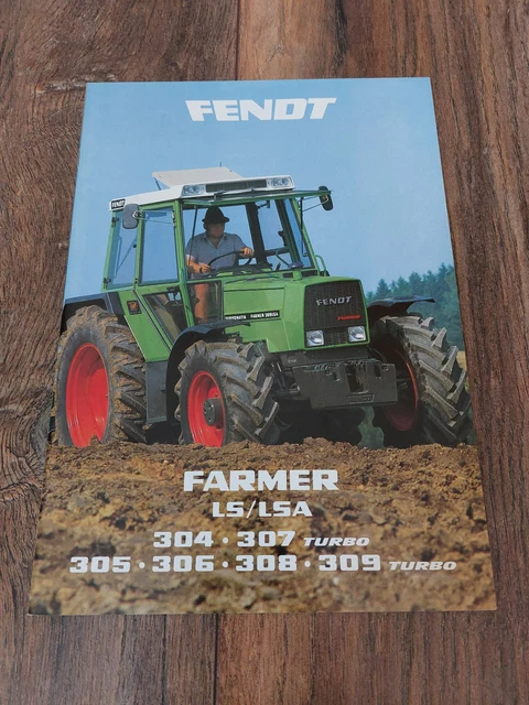 ORIGINAL PROSPEKT FENDT Farmer LS / LSA 304 bis 309 / Turbo Traktor Schlepper EUR 20,00 ...