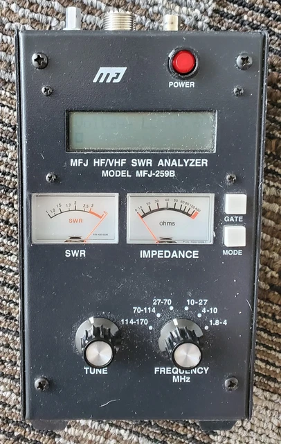 USED MFJ MODEL MFJ-259B HF/VHF SWR Analyzer Tool EUR 227,05 - PicClick FR