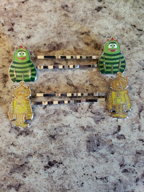 YO GABBA GABBA Nickelodeon Yo Gabba Gabba Nick Jr. hair pins SET OF 2 £ ...