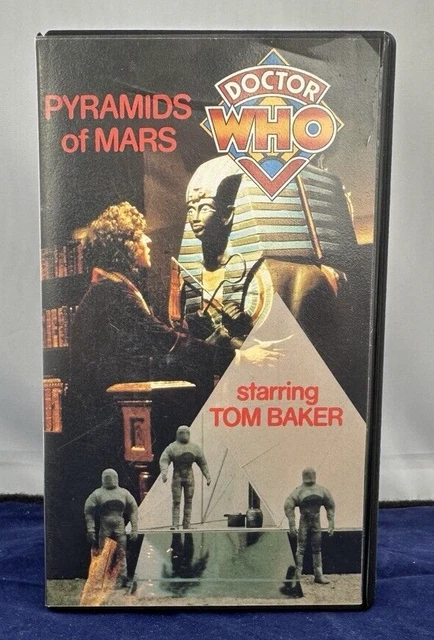 DOCTOR WHO PYRAMIDS OF MARS VHS Pre Cert Blue Label BBCV 2014 1985 £24. ...