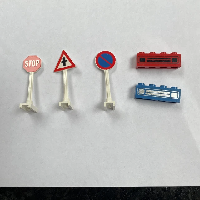 LEGO 1980’S VINTAGE bricks and road signs £0.99 - PicClick UK