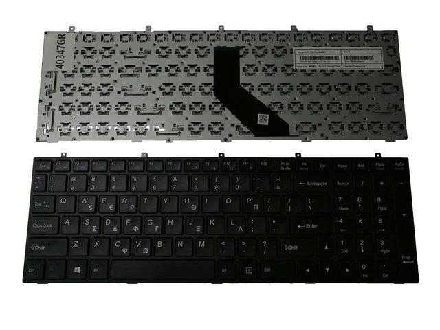 ΠΛΗΚΤΡΟΛΌΓΙΟ ΕΛΛΗΝΙΚΌ - Tastiera greca Clevo W370 W370ET W37 EUR 39,86 ...
