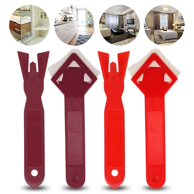 ANGLE SCRAPER SPREADER Caulking Grouting Sealant Finisher Remover ...
