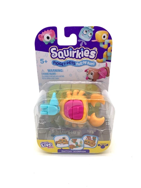LITTLE LIVE PETS Squirkies Fidget Pets Orange Switchy Scorpion Single ...