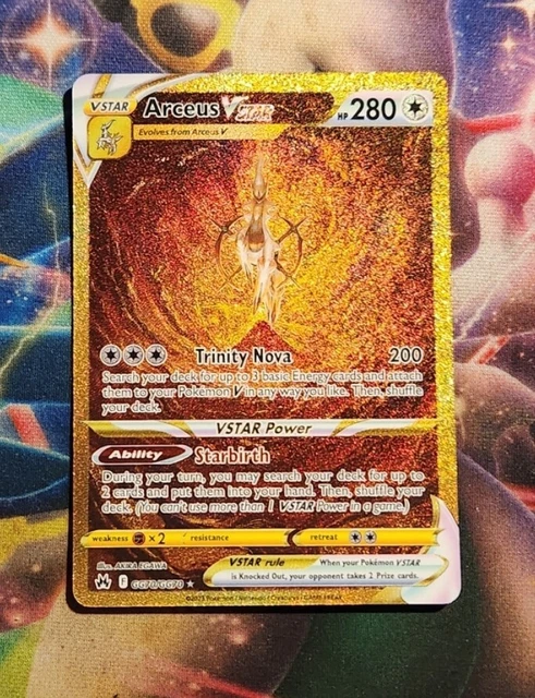 POKÉMON TCG ARCEUS VSTAR Crown Zenith: Galarian Gallery GG70/GG70 Holo ...