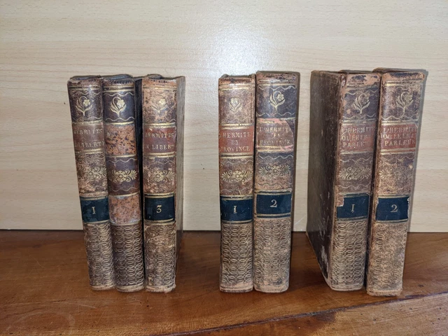 LIVRE ANCIEN-L'HERMITE OU le franc-parleur + en liberté +en province ...