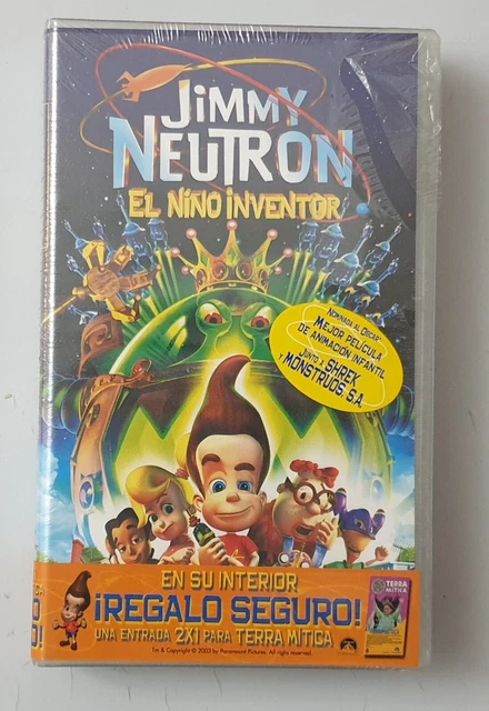 VHS: JIMMY NEUTRON EL NIÑO INVENTOR US Paramount 2003 SEALED NEW EUR 30 ...