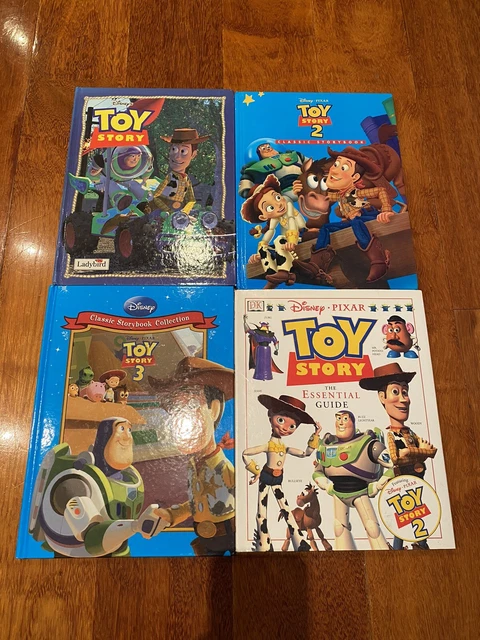 DISNEY PIXAR TOY Story 1, 2, 3 Storybook 4 Bulk HC Book Bundle ...