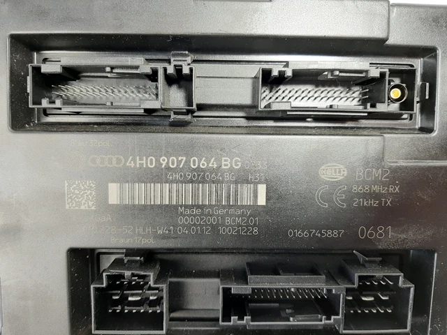AUDI A6 AVANT 4G5, C7, 4GD Comfort Control Unit 4H0907064BG 2.0 Diesel ...