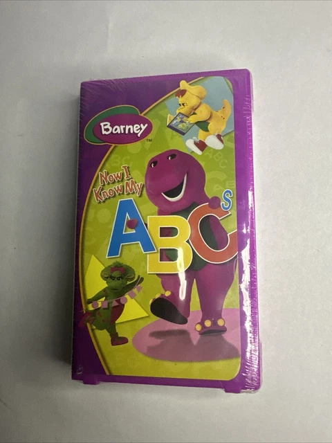 BARNEY: NOW I Know My ABC's VHS 2004 RARE OOP Alphabet Learning Kids ...