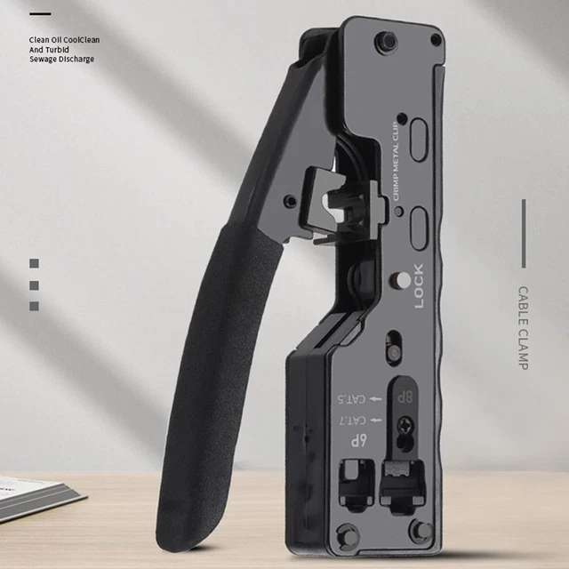 PRESSING CLAMP TONGS Pliers Crimper RJ45 Pliers Network pliers Cable ...