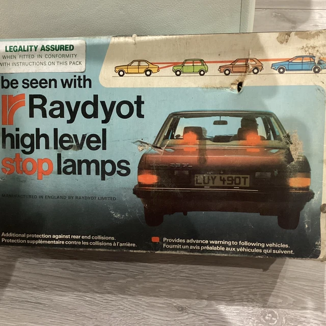 CLASSIC CAR ,RETRO Raydyot High Level Stop Lamps New Old Stock Retro ...