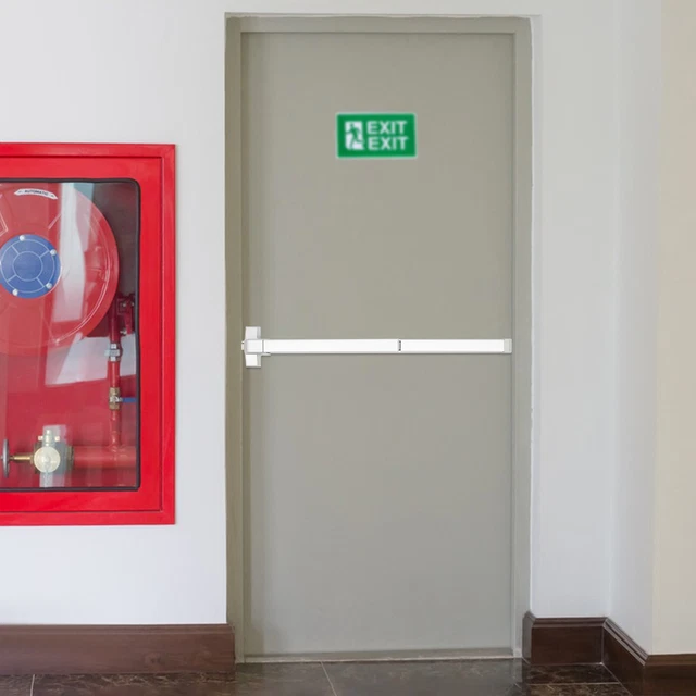 DOOR PUSH BAR Exit Panic Device lock Emergency Hardware Latches ...