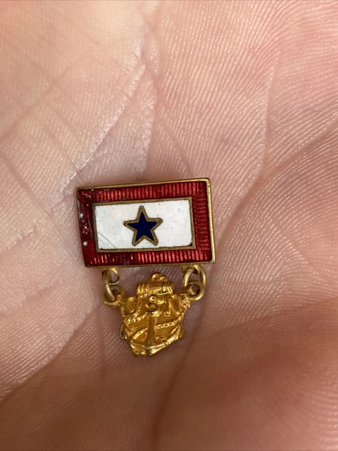 WWII WW2 USN Navy 1 Son In Service Blue Star Home Front Sweetheart ...