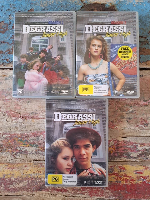 DEGRASSI JUNIOR HIGH Complete Series Season 1-3 DVD Region 4 Cult TV FREE POST £18.94 - PicClick UK